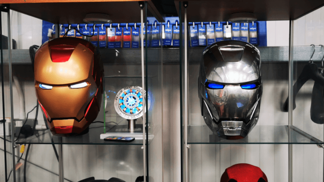 Iron Man Faceplate Display