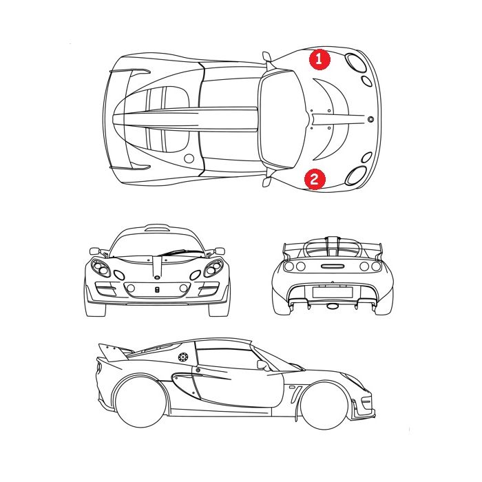 Lotus Car Drawing
